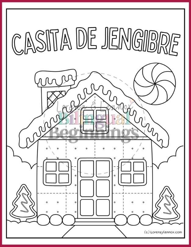 12 Christmas Coloring Pages in Spanish - Etsy