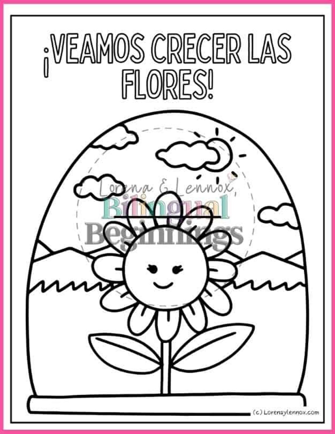Summer Coloring Pages in Spanish - Etsy