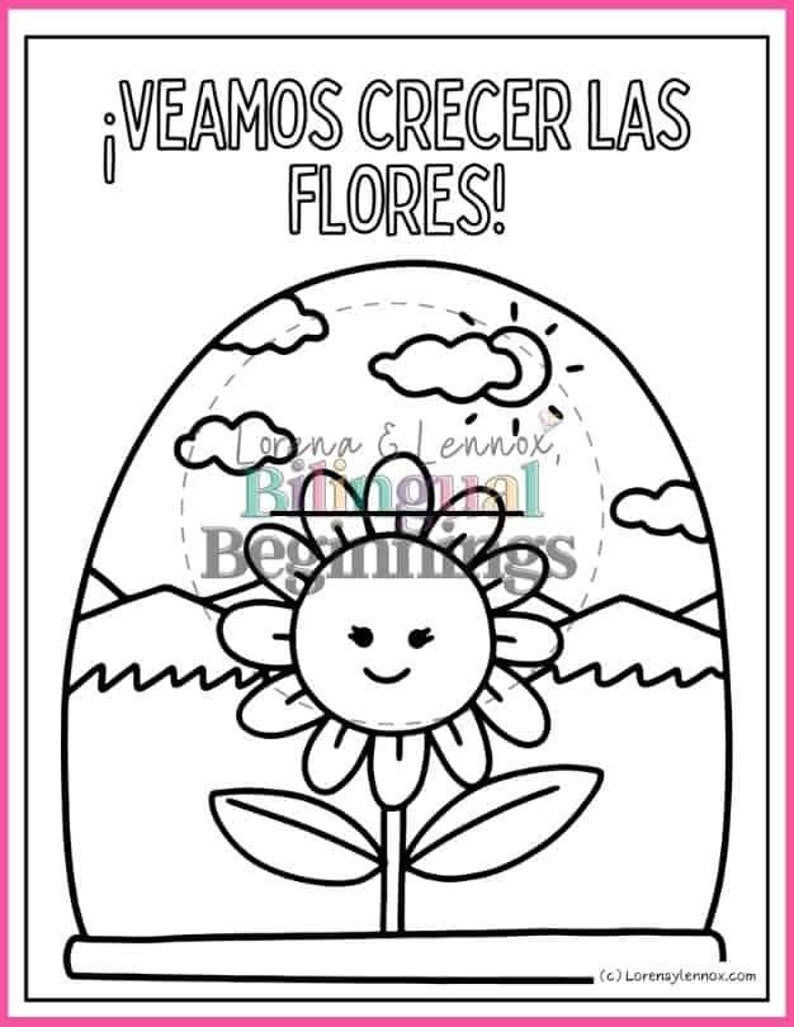 Summer Coloring Pages in Spanish - Etsy