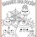 10 Halloween Coloring Pages in Spanish - Etsy