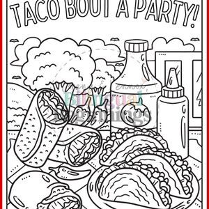 6 Cinco De Mayo Bilingual Coloring Pages - Etsy