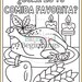 10 Thanksgiving Coloring Pages in Spanish - Etsy