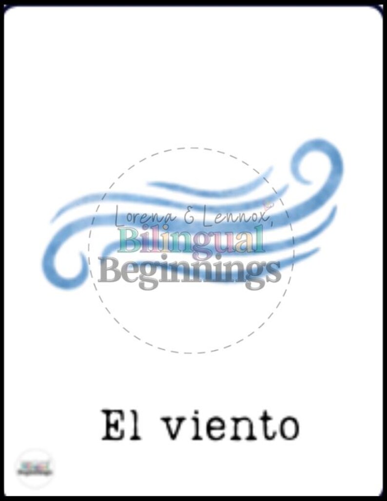 Weather Flashcards in Spanish - Etsy