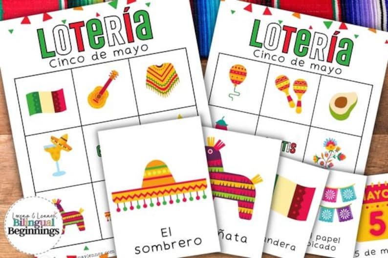Cinco De Mayo Bingo in Spanish - Etsy