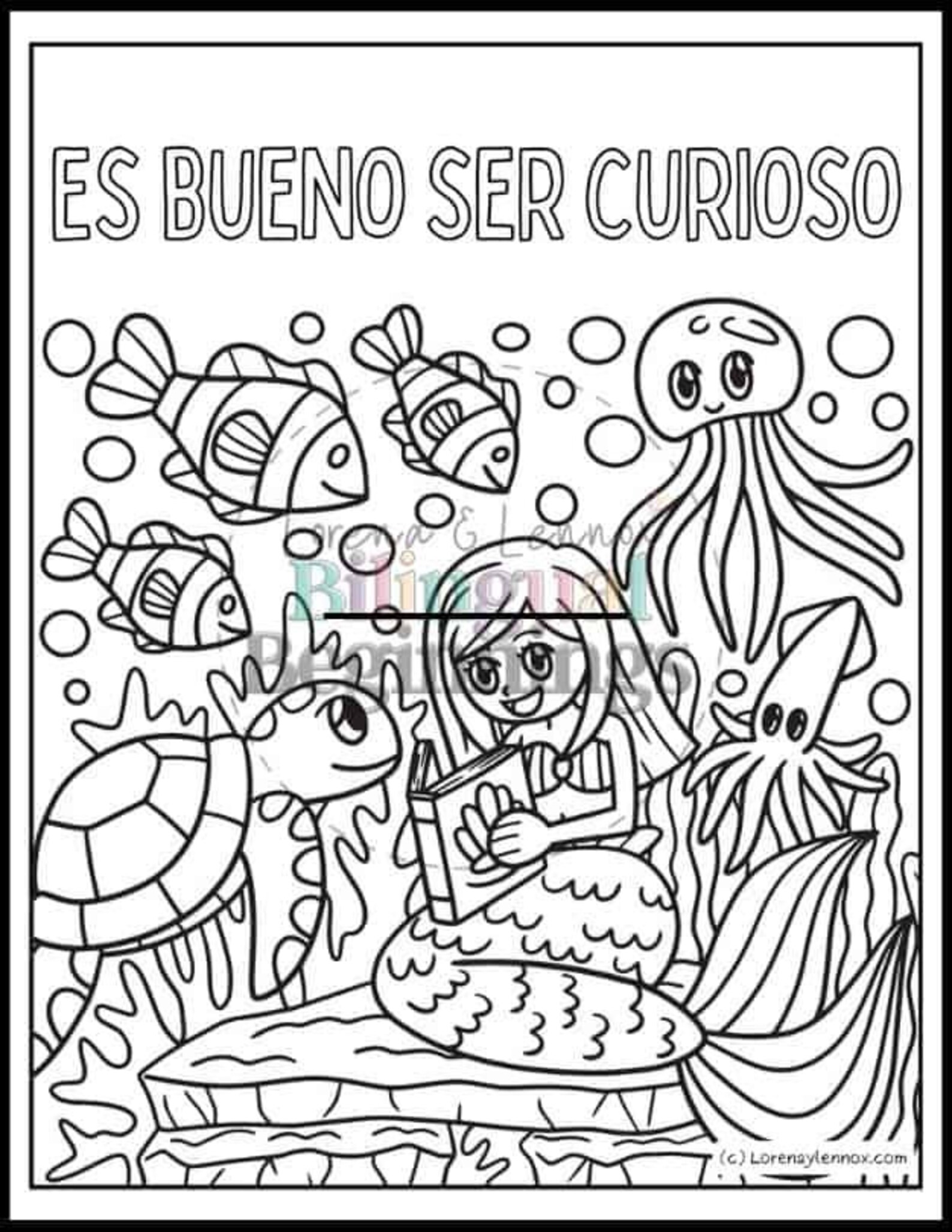 Back to School Coloring Pages in Spanish - Etsy