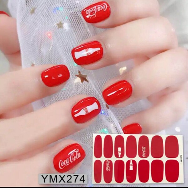 Pop Finger Nail Stickers - Etsy
