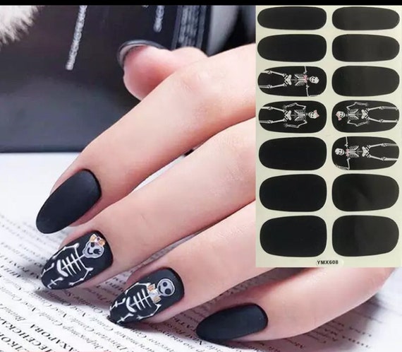 Easy Skeleton Nails