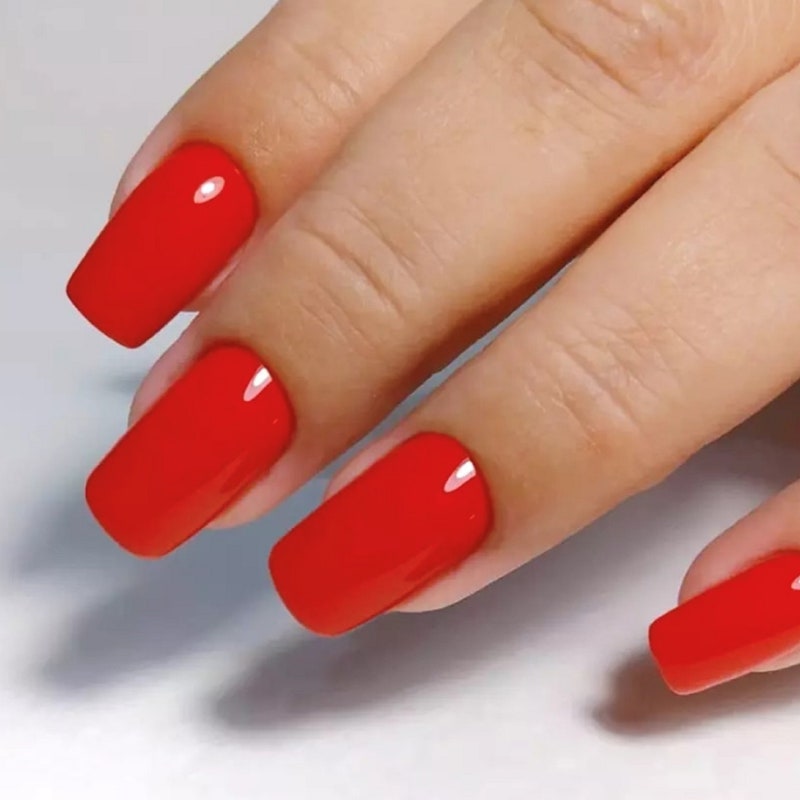 Long Fake Nails - Etsy