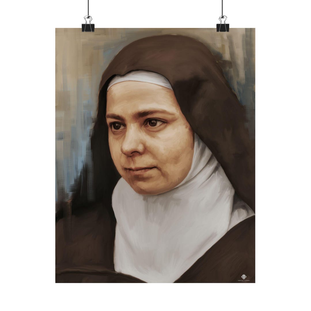 St. Elizabeth of the Trinity Matte Vertical Poster | Religious Saint ...