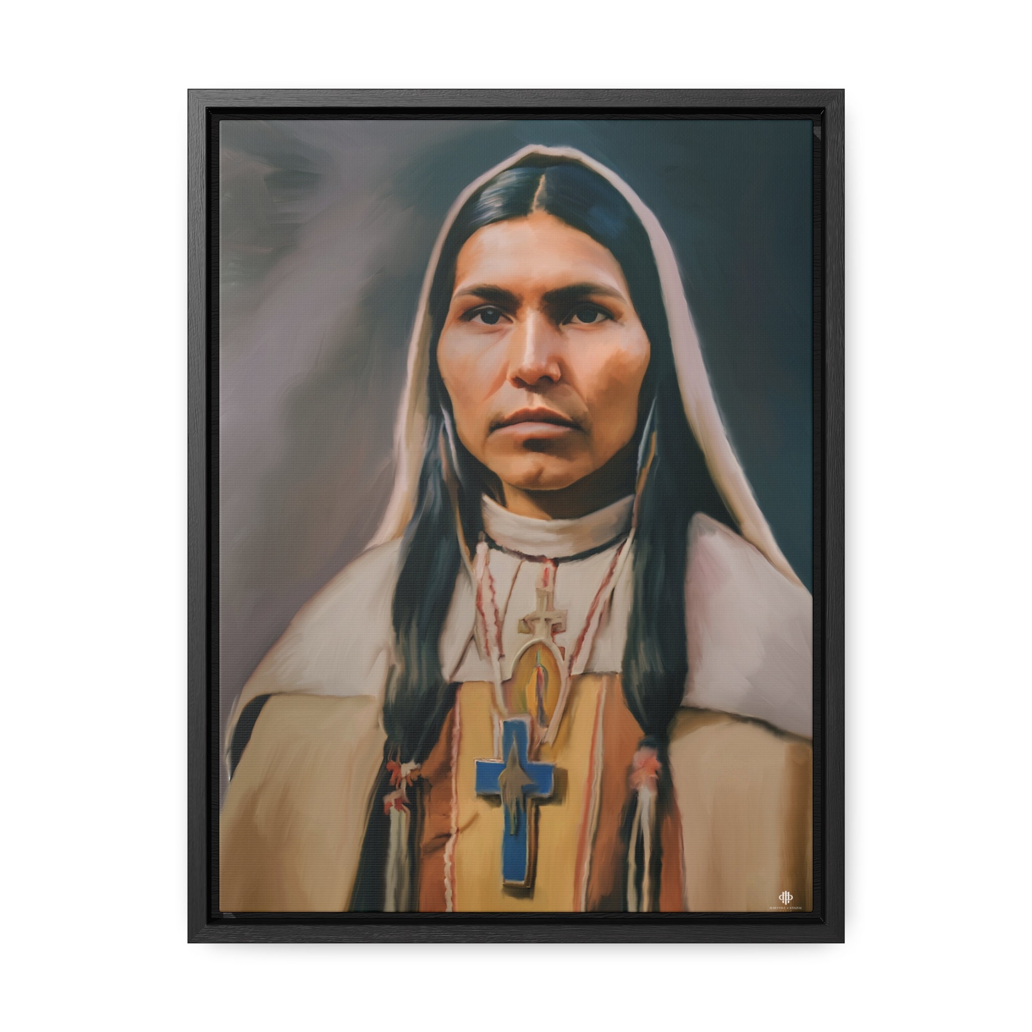 St. Kateri Tekakwitha, Canvas Wraps, Vertical Frame - Etsy