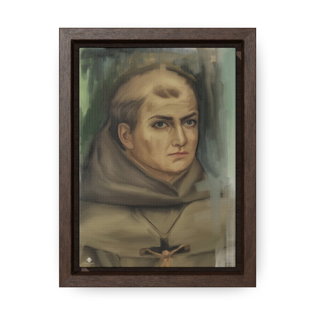 St. Junípero Serra, OFM, Canvas Framed Portrait - Etsy