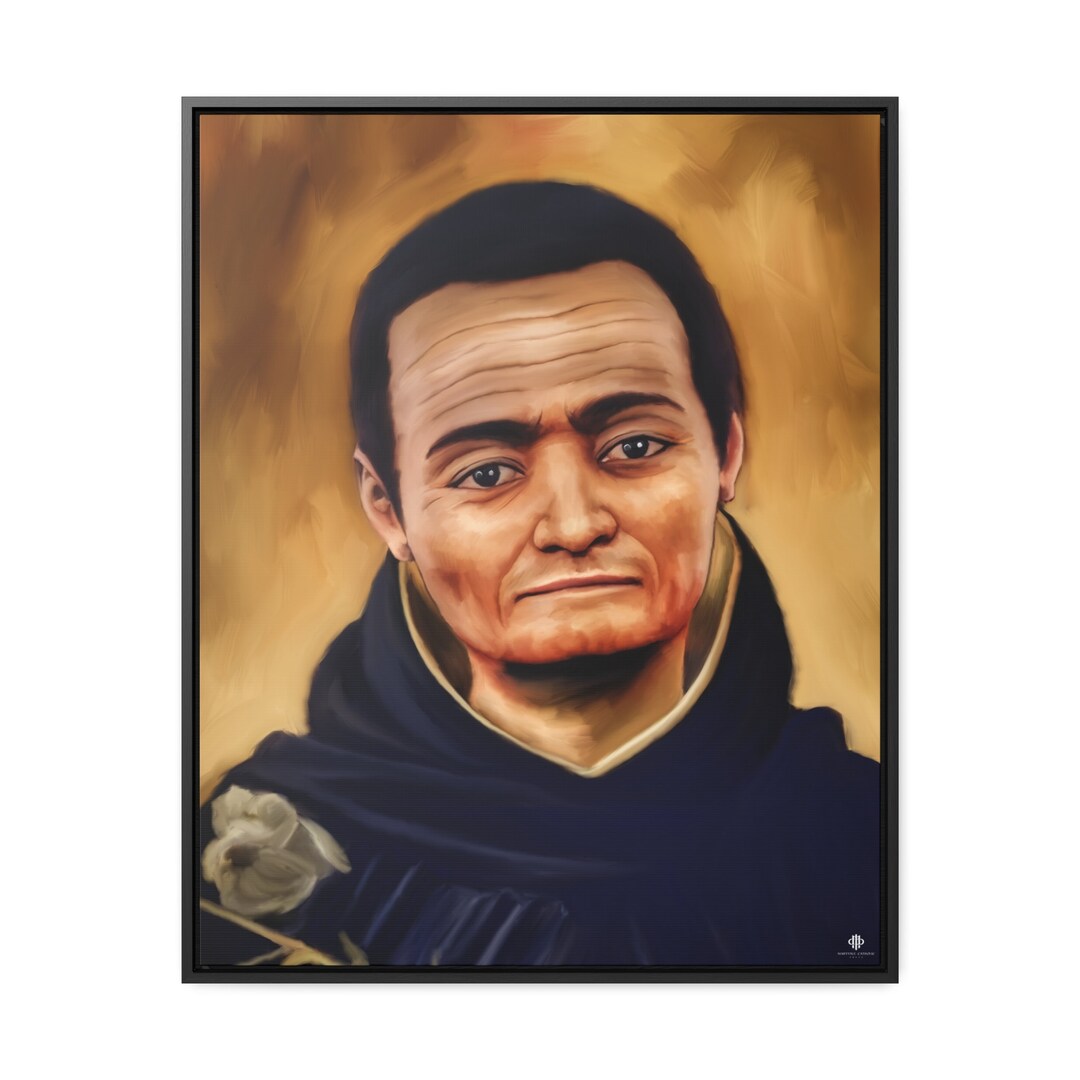 St. Martin De Porres, OP, Canvas Framed Portrait - Etsy