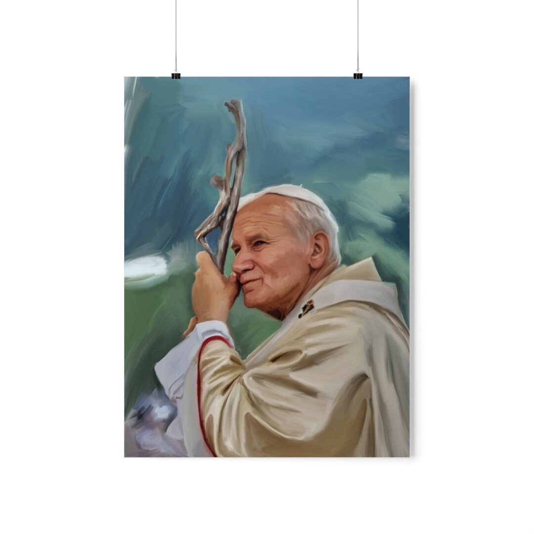 St. John Paul II, Premium Matte Vertical Posters - Etsy