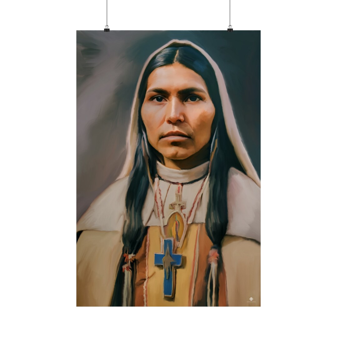 St. Kateri Tekakwitha, Premium Matte Vertical Posters - Etsy