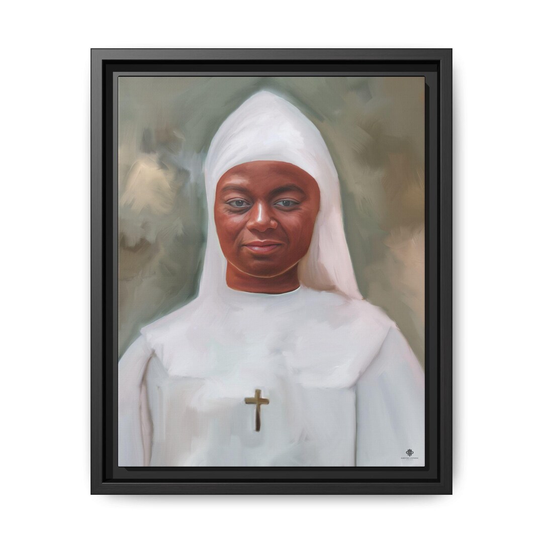 Bienheureuse Marie-Clémentine Anuarite Nengapeta, cadre vertical, toile ...