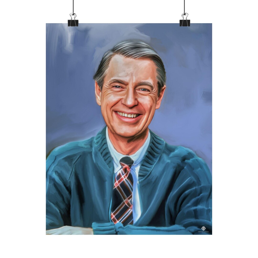 Mr. Fred Rogers, Poster - Etsy
