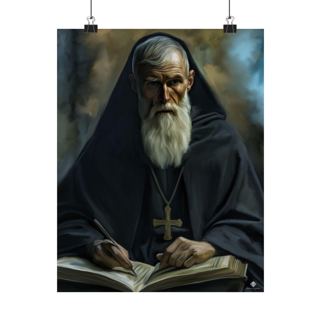 St. Benedict of Nursia, Poster, Benedictine, Monasticism, Monk ...