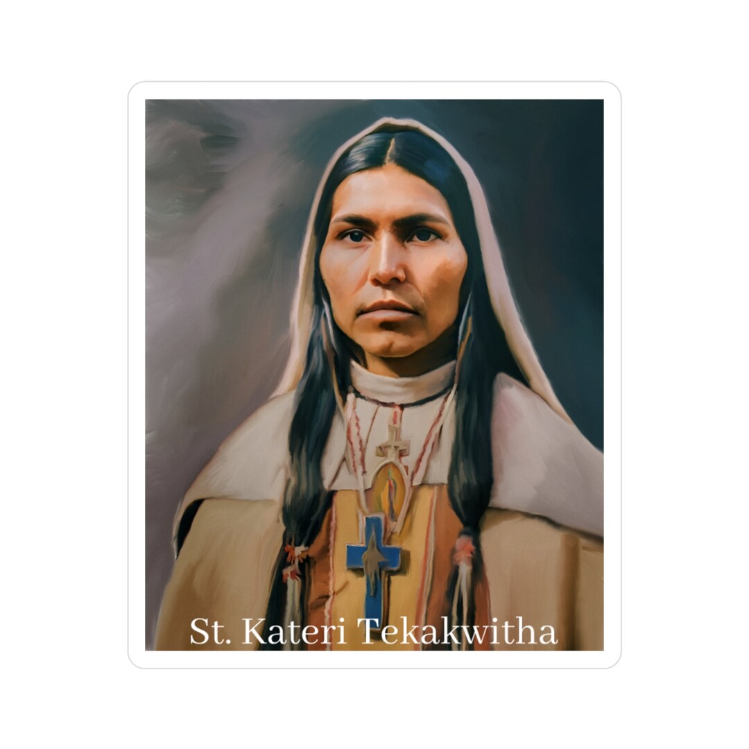 St. Kateri Tekakwitha, Vinyl Decals - Etsy