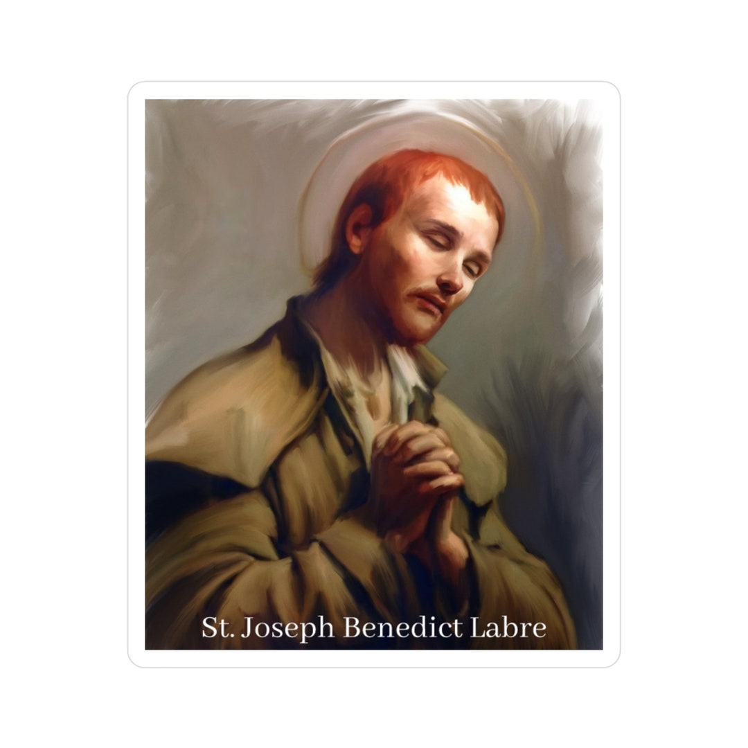 St. Joseph Benedict Labre, Vinyl Decals - Etsy