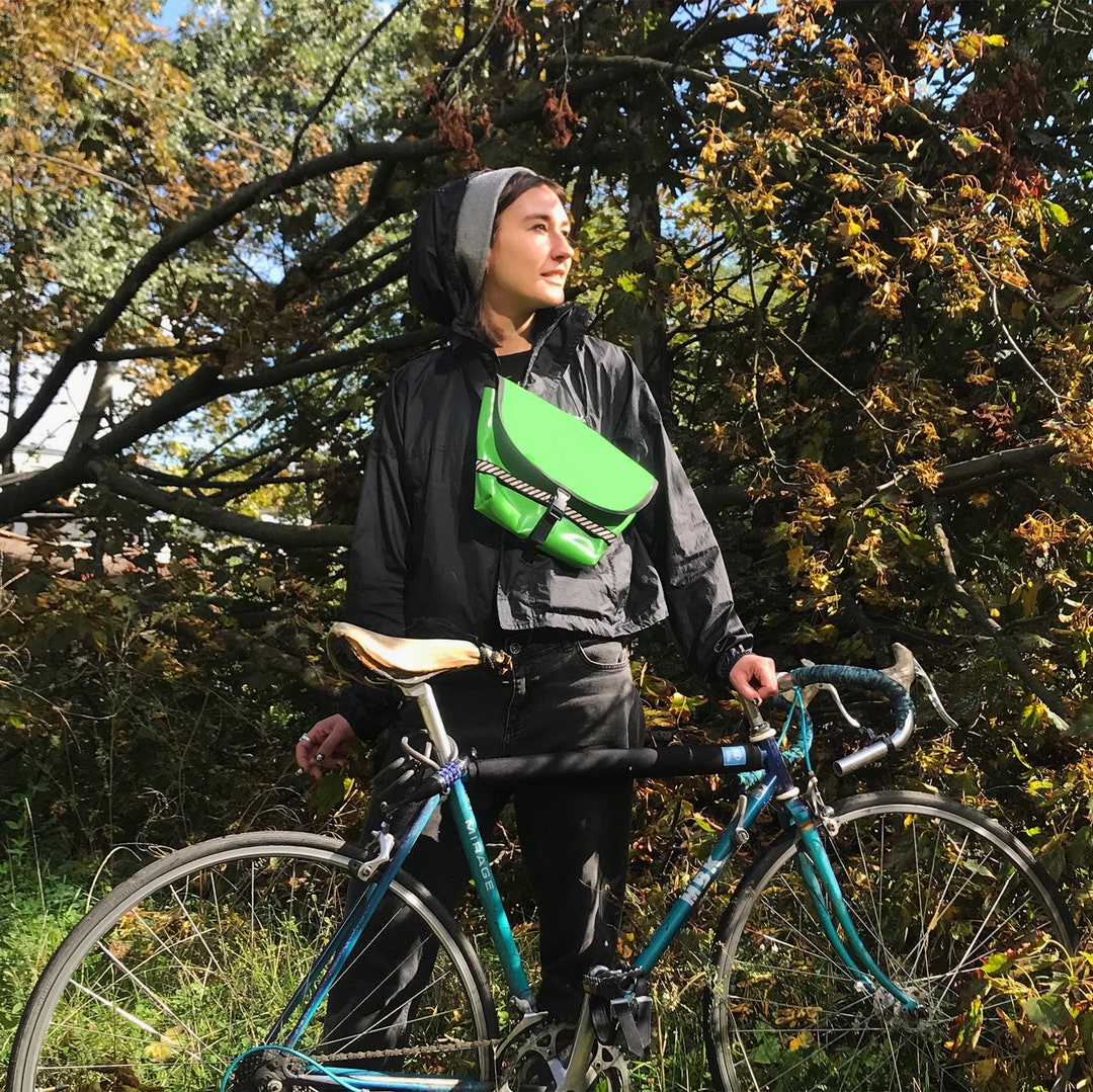 Cycling Bum Bag / Green / Bike Fanny Pack / Waist Pack / Bike - Etsy