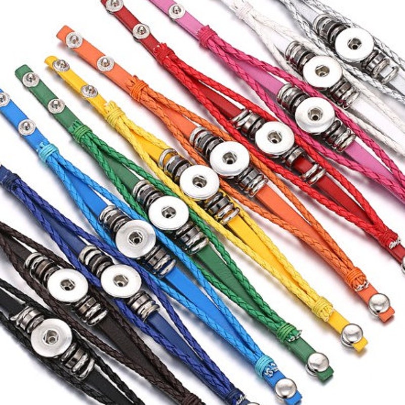 Snap Button Bracelet - Etsy