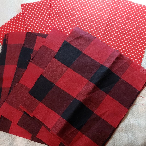 4x4 Fabric Squares - Etsy