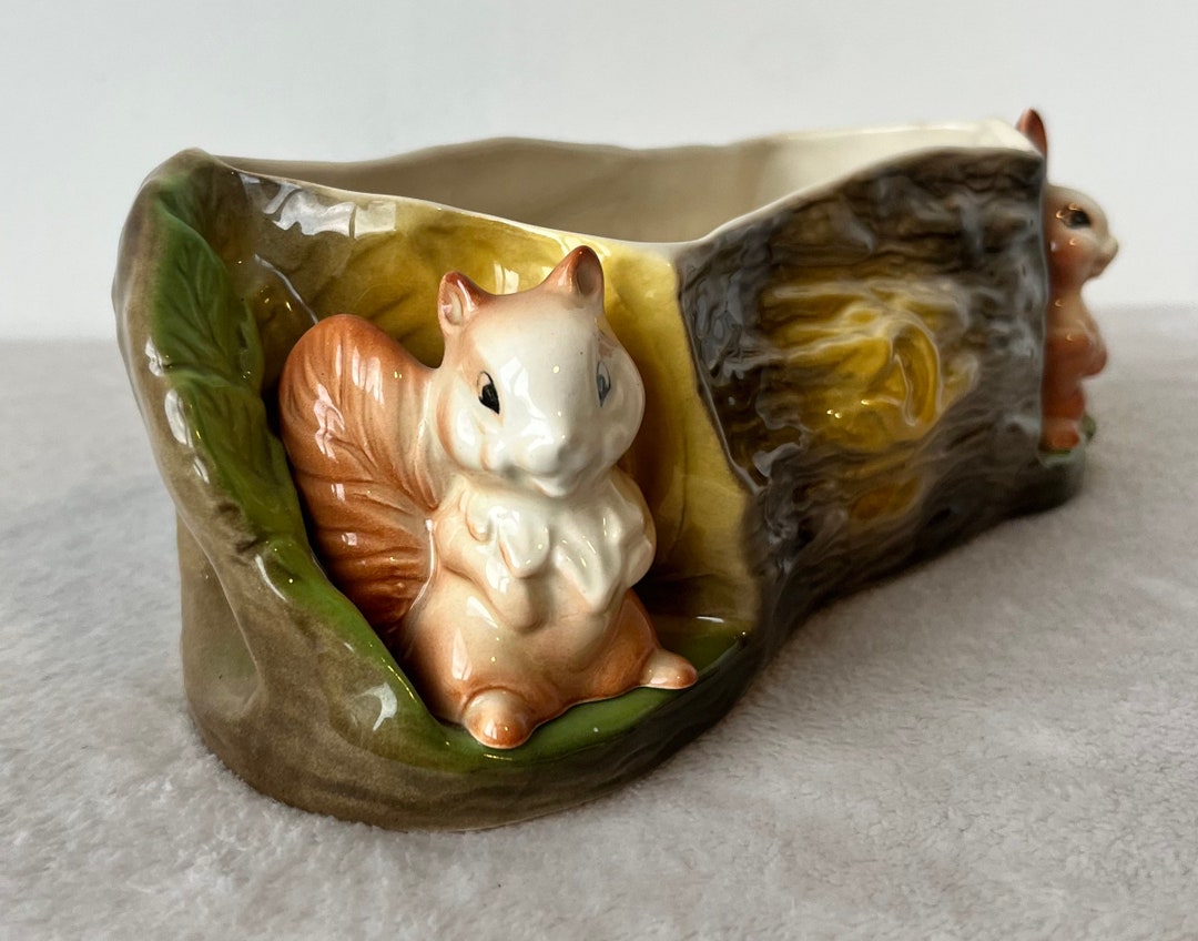 1970s Withernsea Eastgate Fauna Pottery, Model 31, Rabbit and Squirrel ...