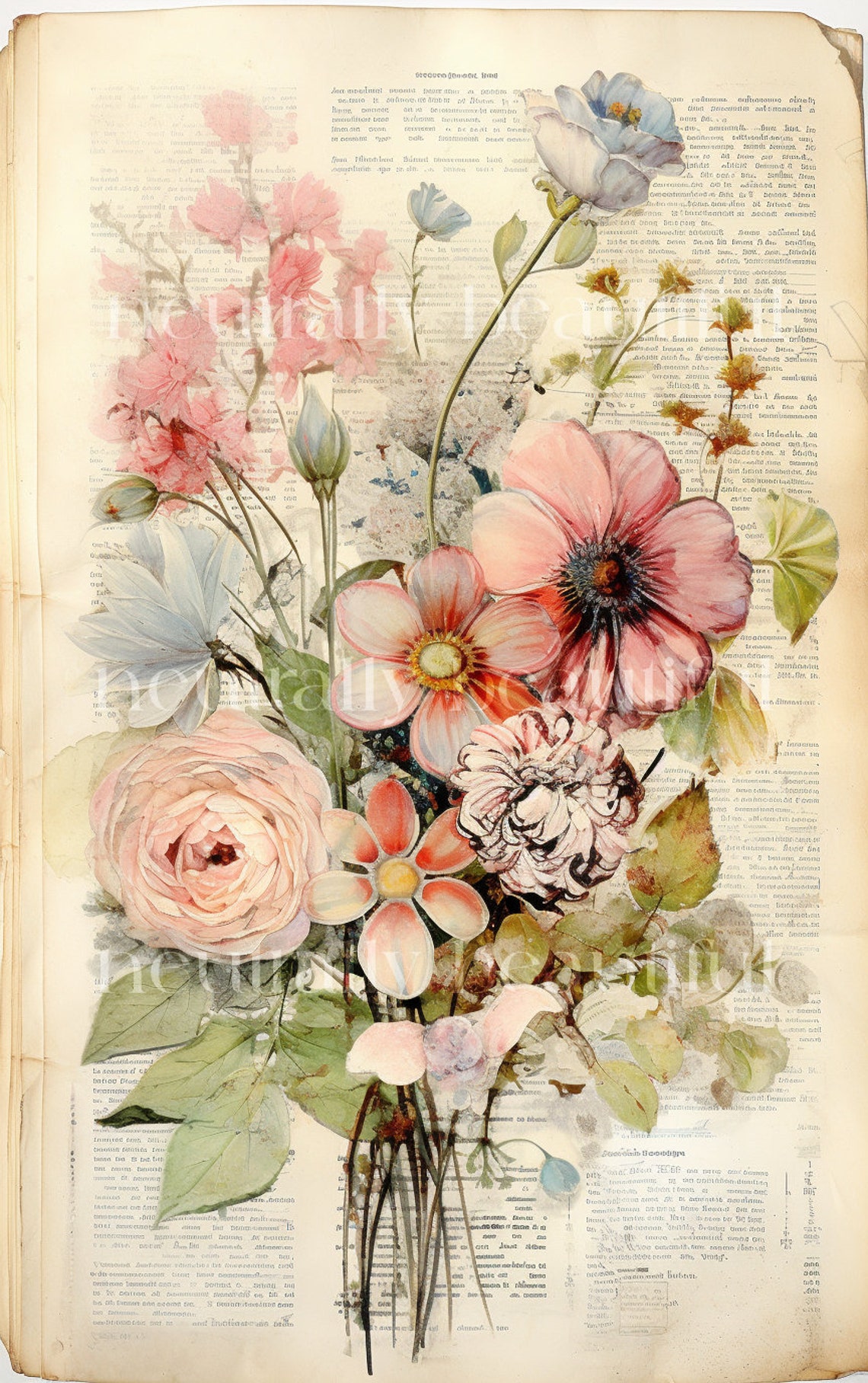 Scrapbooking Paper Elements 10 Downloadable Jpgs Printable - Etsy