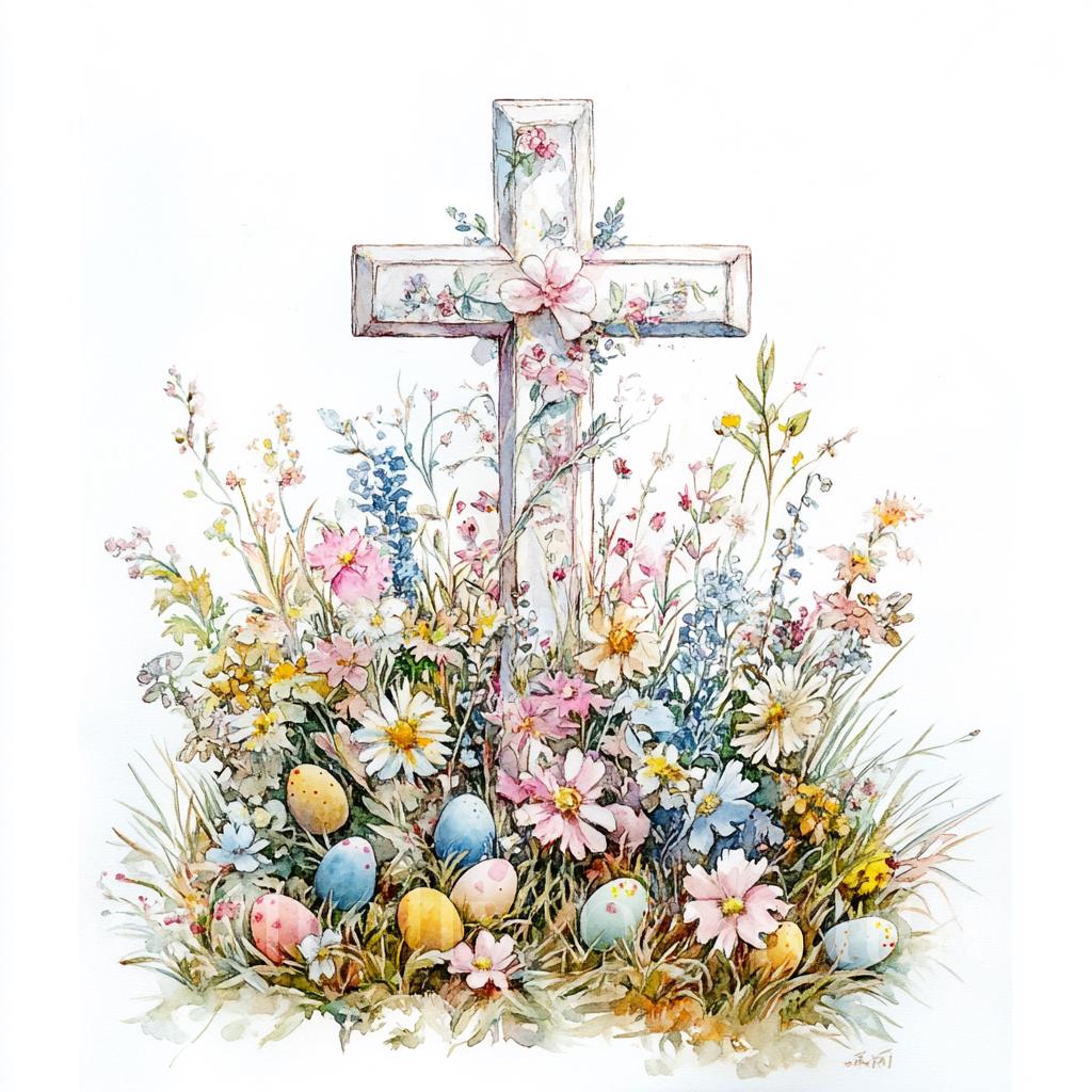 10 X Easter Christian Crosses Clipart Bundle, High Quality JPG Instant ...