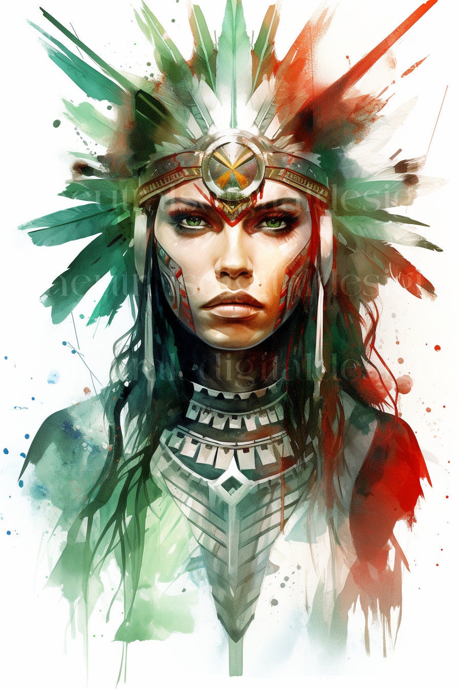 Aztec Warrior Girls Clipart 10 High Quality Downloadable Jpgs ...