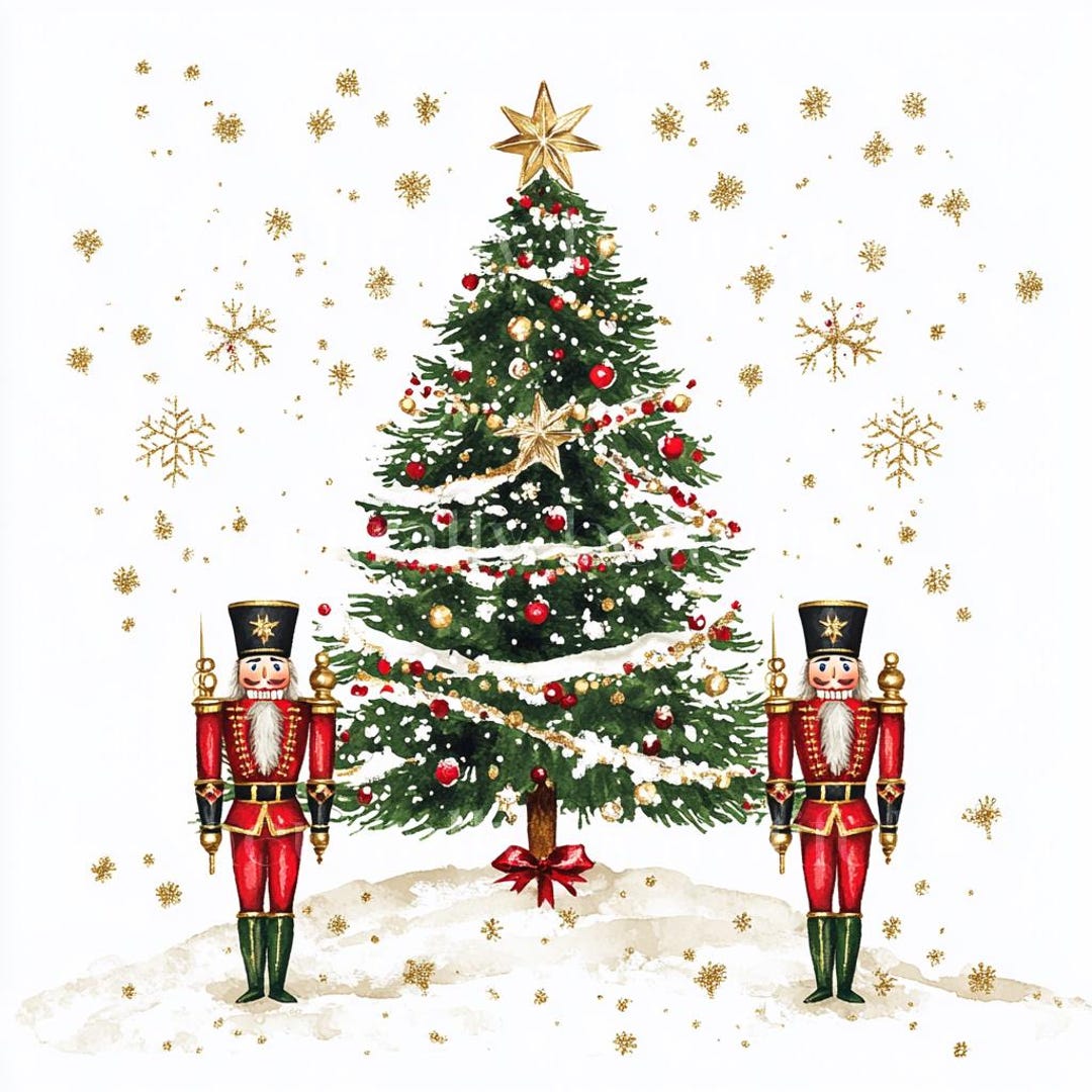 10 X Christmas Nutcracker Clipart Bundle - High Quality Jpgs Festive ...