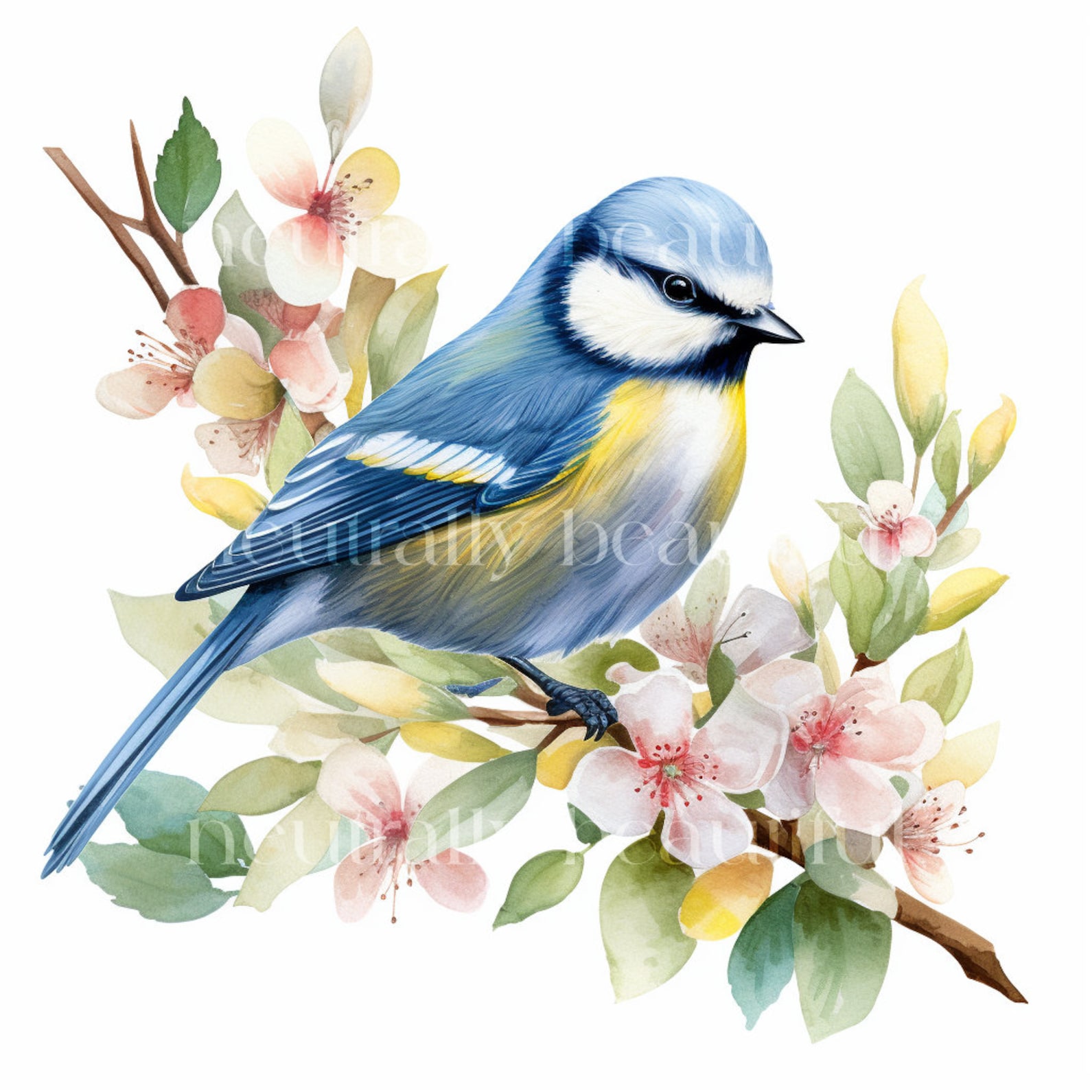 Garden Birds Clipart 10 Blue Tit Birds, High Quality Downloadable Jpgs ...