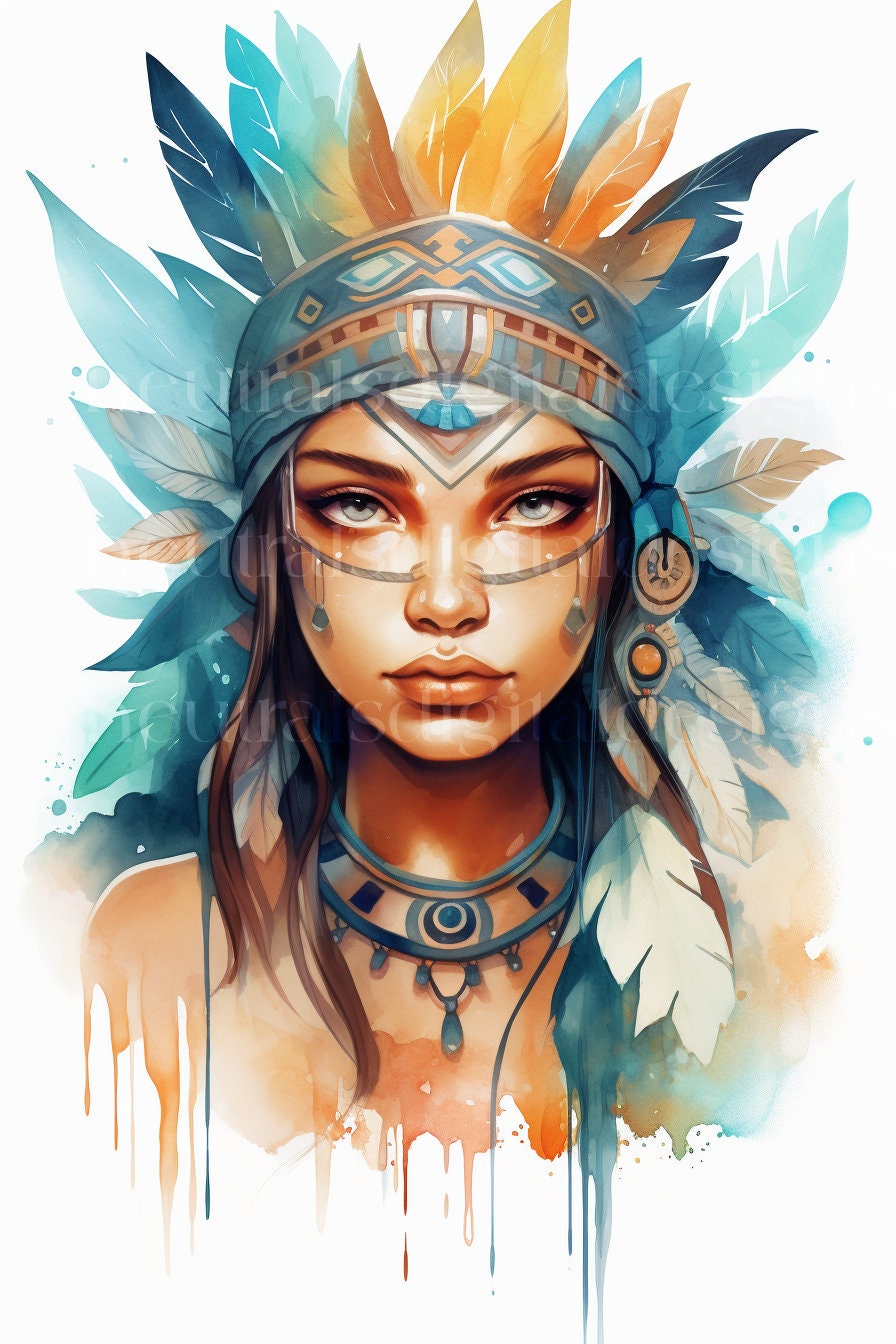 Aztec Warrior Girls Clipart 10 High Quality Downloadable Jpgs ...