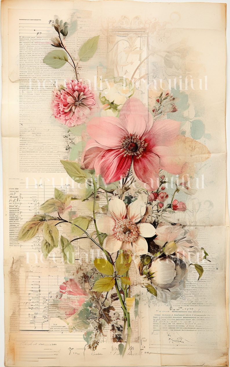 Scrapbooking Paper Elements 10 Downloadable Jpgs Printable - Etsy