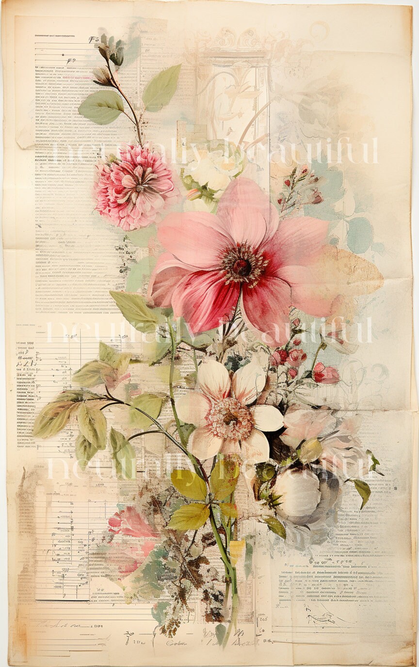 Scrapbooking Paper Elements 10 Downloadable Jpgs Printable - Etsy