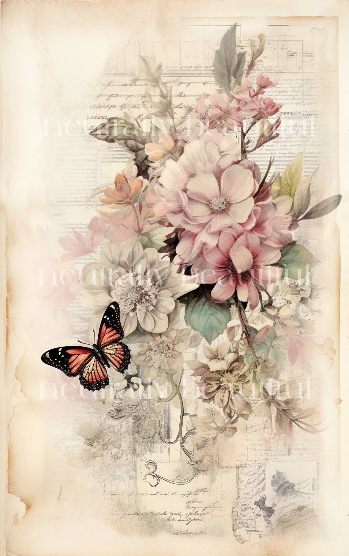 Scrapbooking Paper Elements 10 Downloadable Jpgs Printable - Etsy