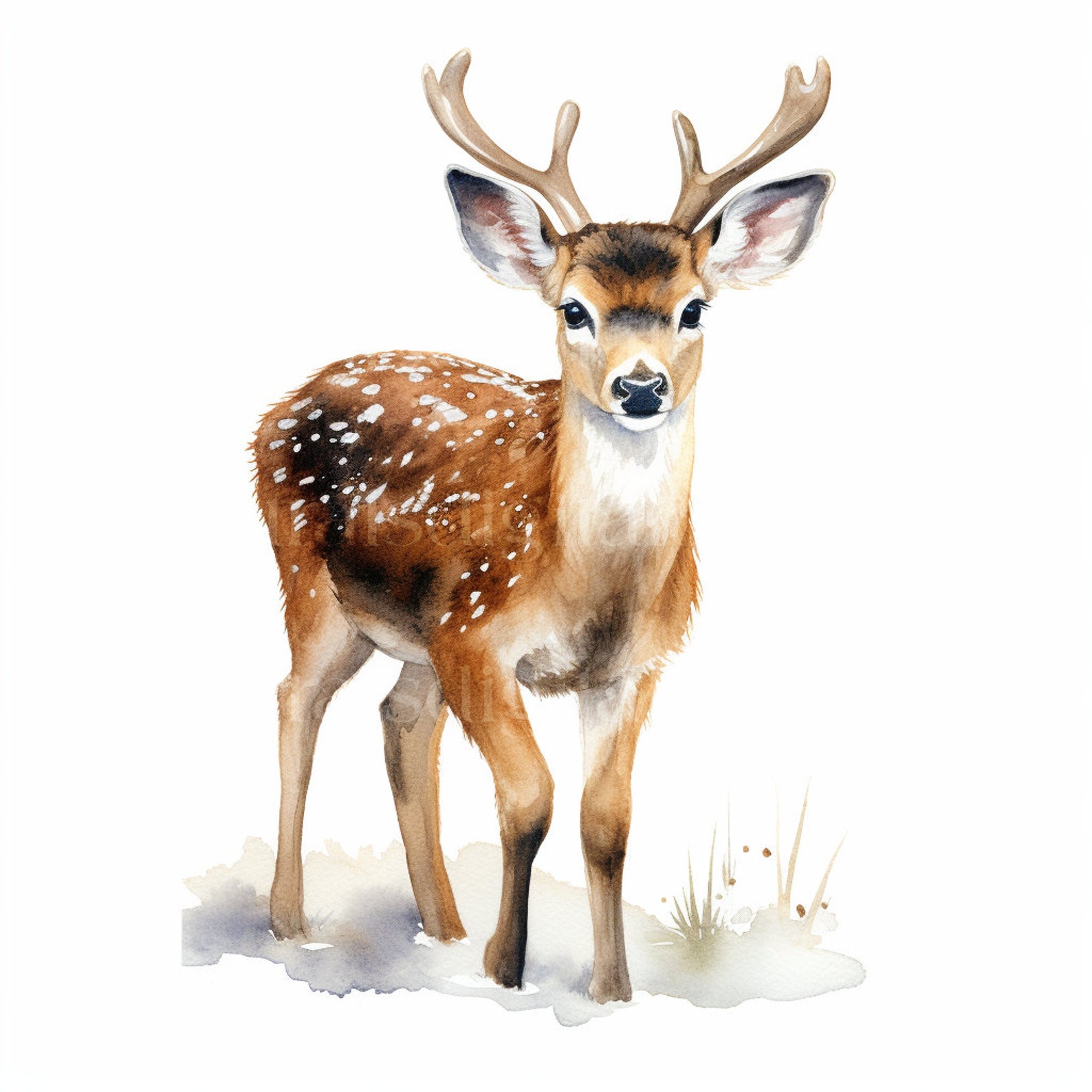 Individual Reindeer Clipart Images - 10 High Quality Downloadable Deer ...