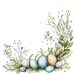 12 X Easter Themed Corners & Edges Downloadable Clipart - Spring Easter ...