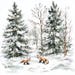 10 X Winter Fox Landscape Scenes - High Quality Jpgs - Fox Downloads ...