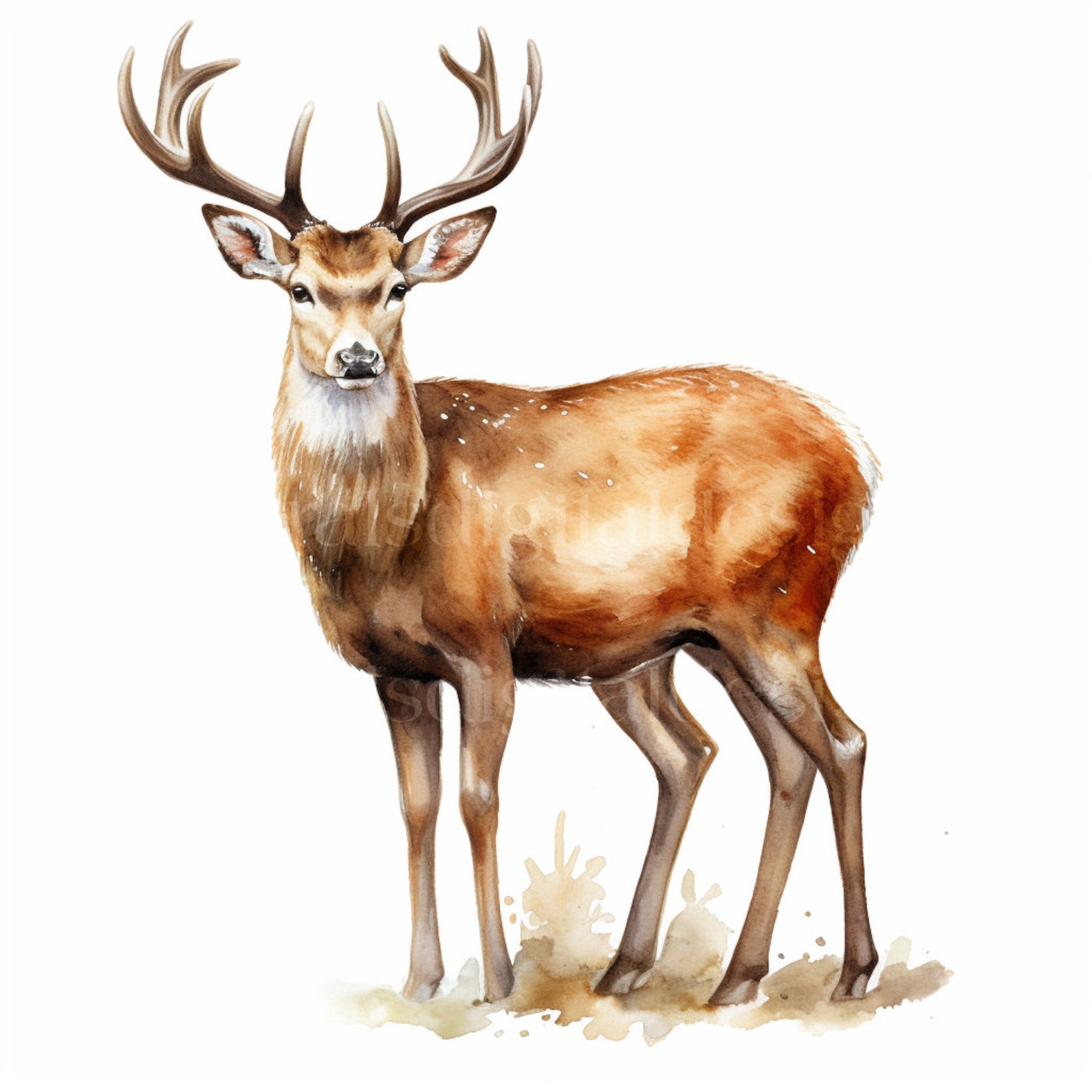 Individual Reindeer Clipart Images - 10 High Quality Downloadable Deer ...