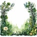 20 X Forest Themed Borders & Edges Downloadable Clipart - Watercolour ...