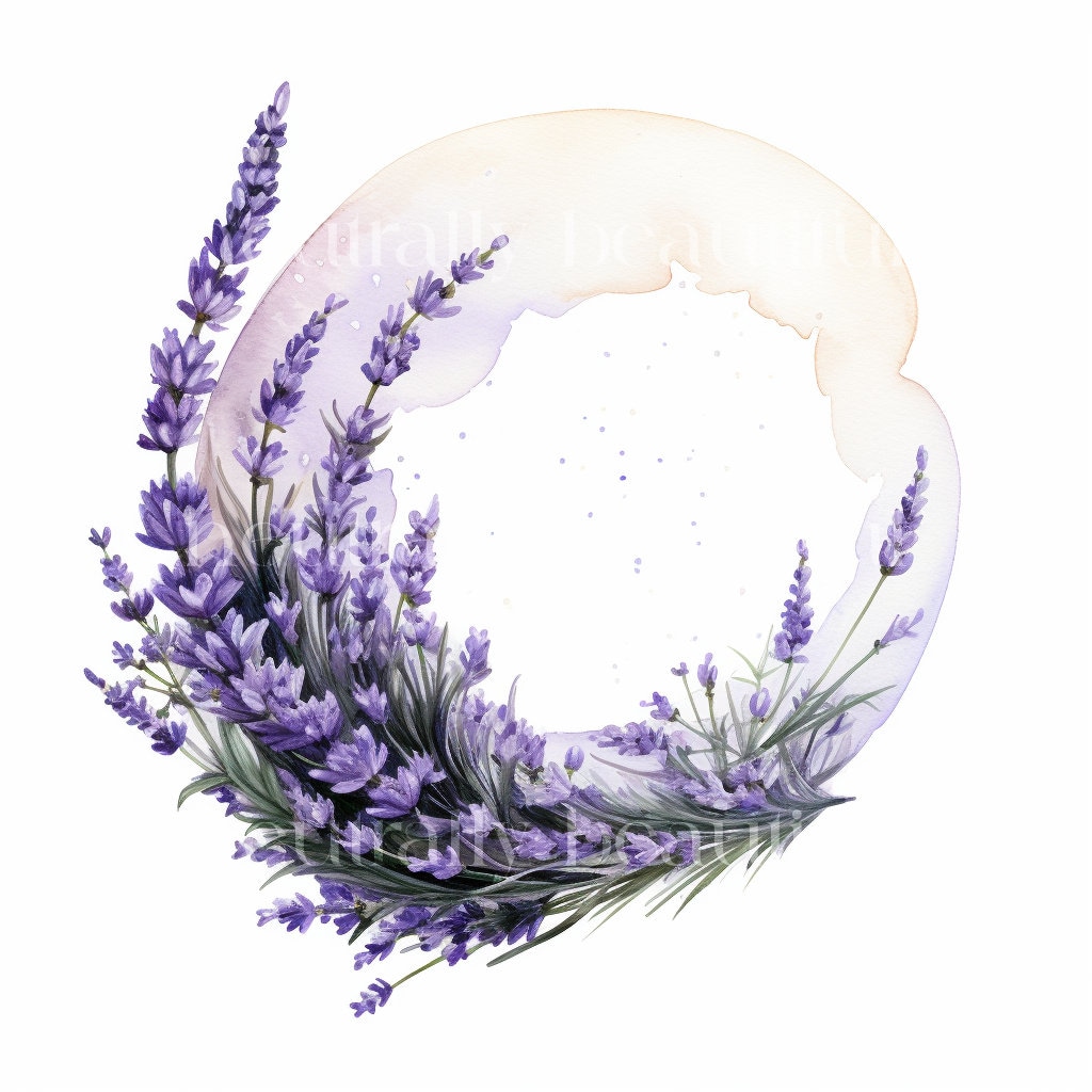 Lavender Frames Downloadable Clipart - 10 Jpgs - Downloadable Printable ...