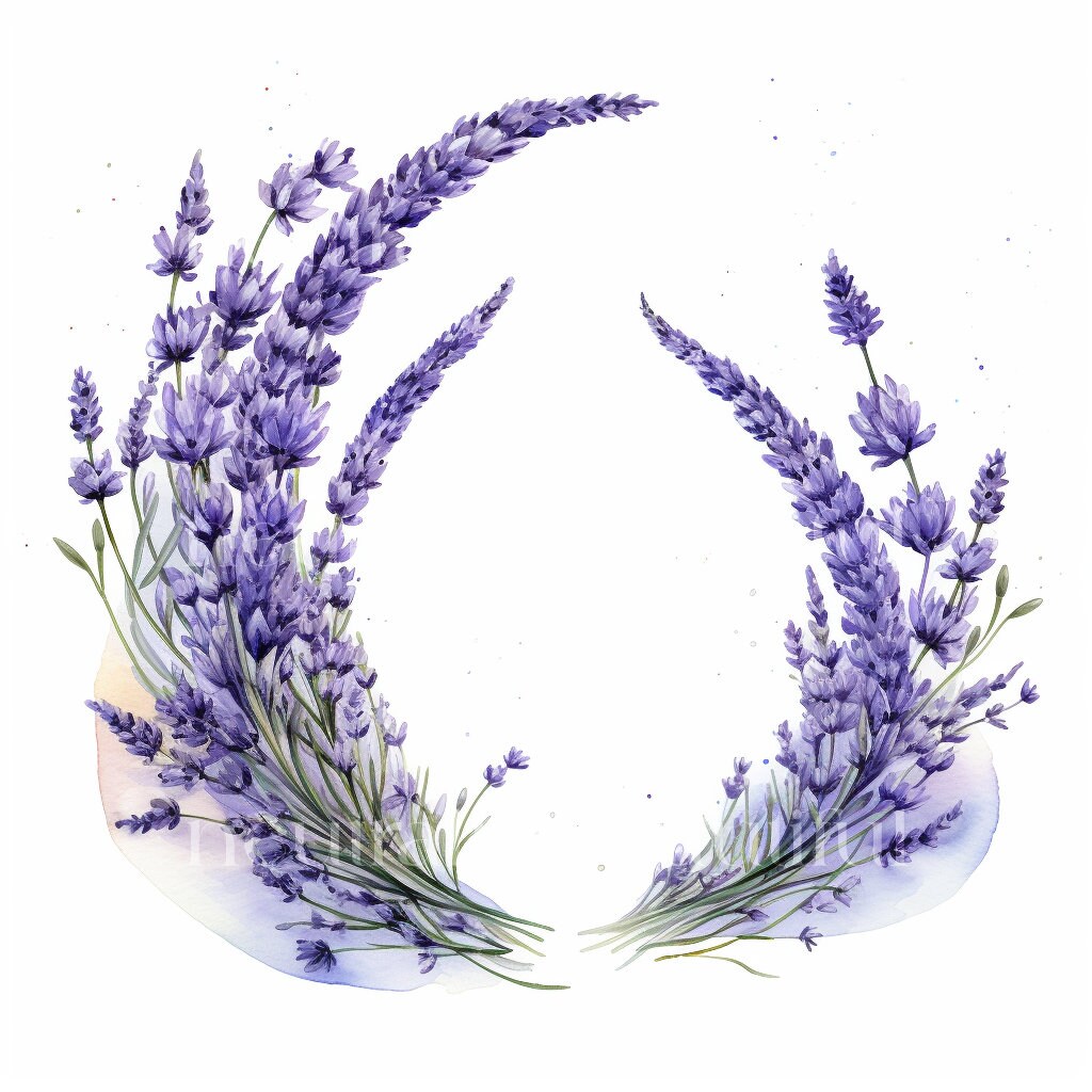 Lavender Frames Downloadable Clipart - 10 Jpgs - Downloadable Printable ...