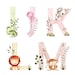 Cute Animal Alphabet SVG Bundle - PNG + Svg File Downloadable Pack ...