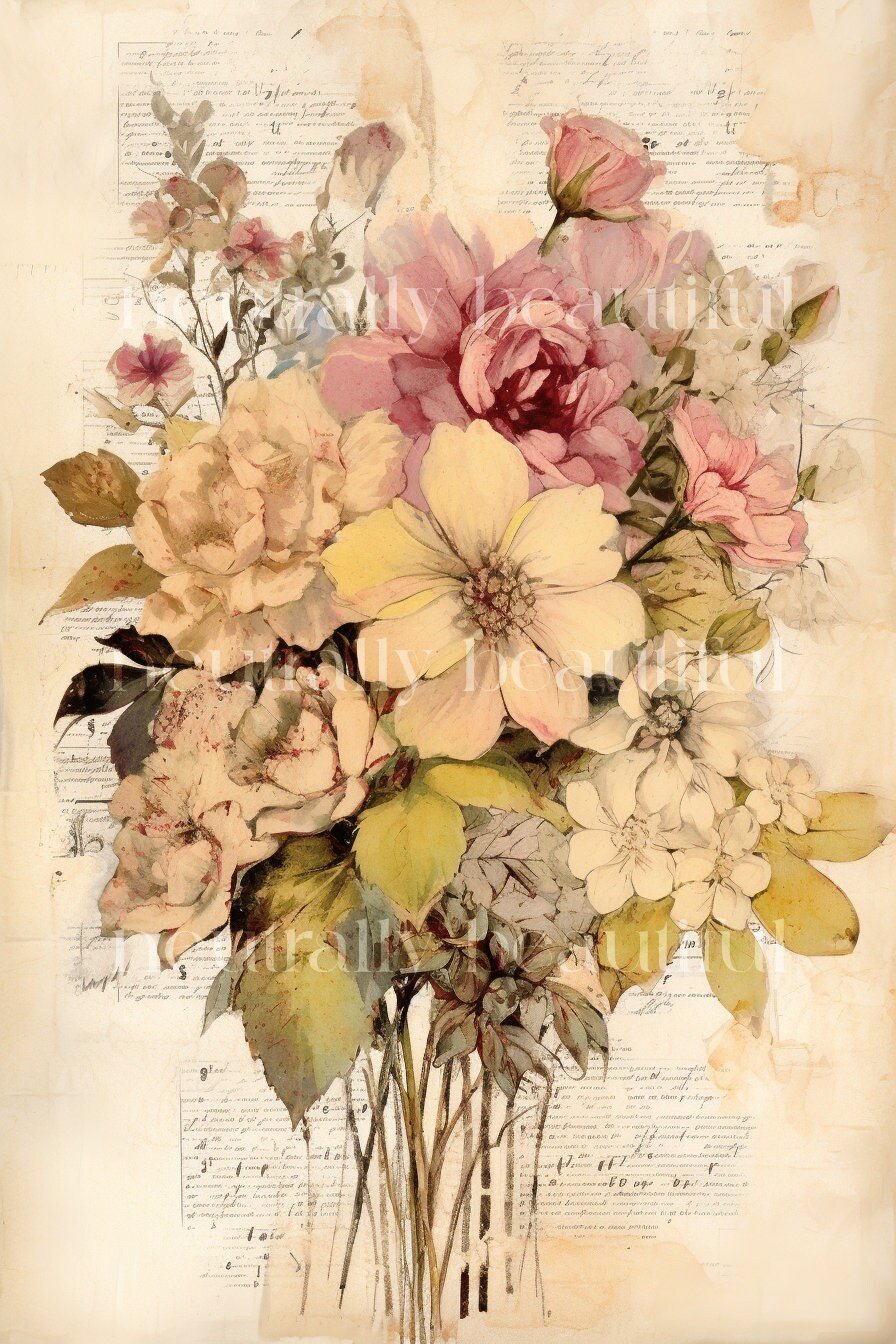 Scrapbooking Paper Elements V2 - 12 Downloadable Jpgs - Printable ...