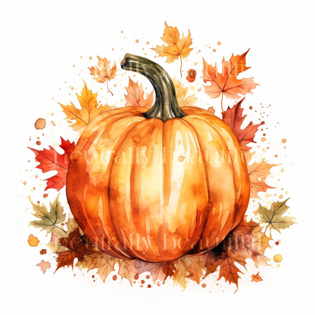 Autumn/fall Pumpkins - 12 High Quality Downloadable Jpgs - Flower ...