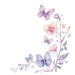 12 X Pretty Butterfly Corners & Edges Downloadable Clipart ...