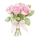 12 X Rose Bouquet Clipart Bundle - High Quality Jpgs - Roses Floral ...