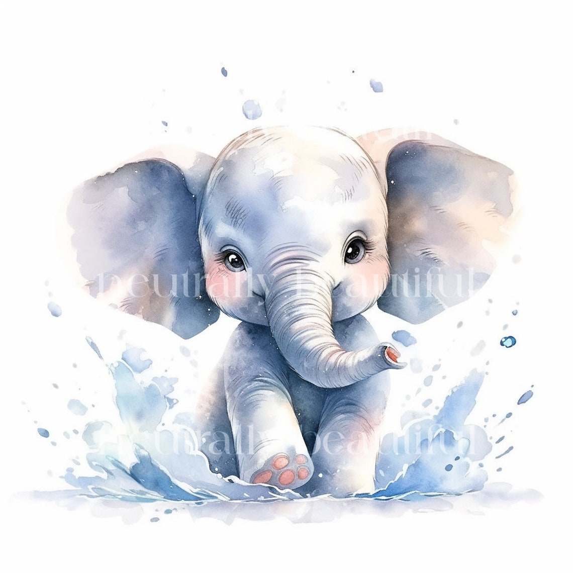 Cute Baby Elephants Clipart 10 High Quality Downloadable Jpgs Printable ...