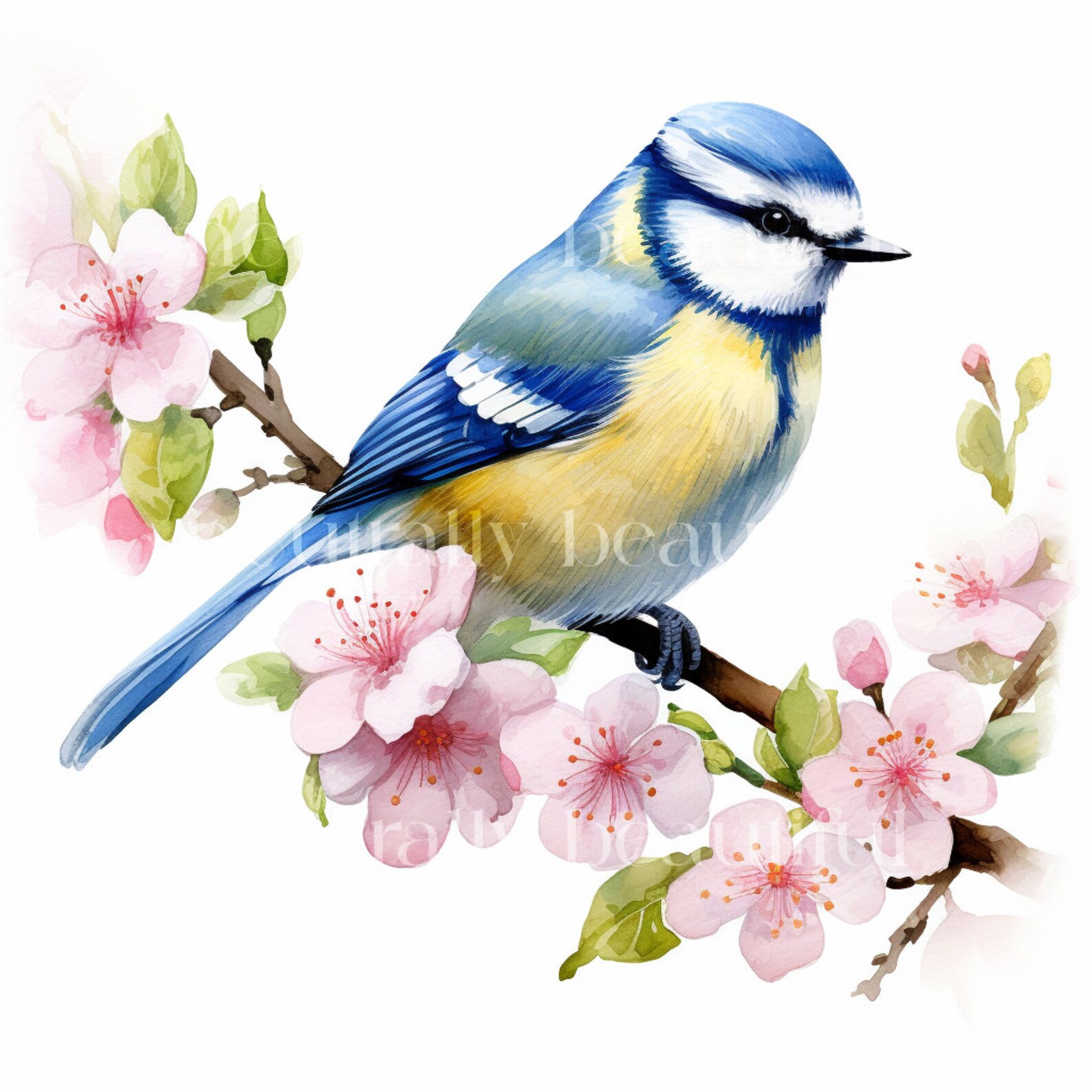 Garden Birds Clipart 10 Blue Tit Birds, High Quality Downloadable Jpgs ...